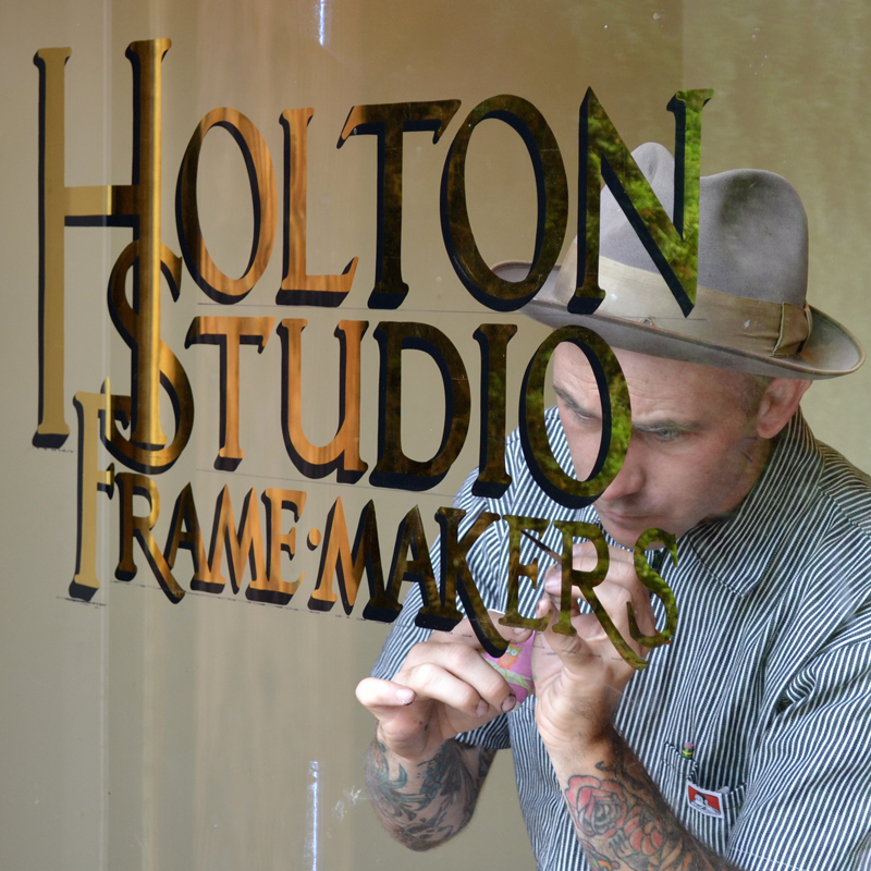 Art and Craft of Sign Painting | Holton Studio Frame-Makers