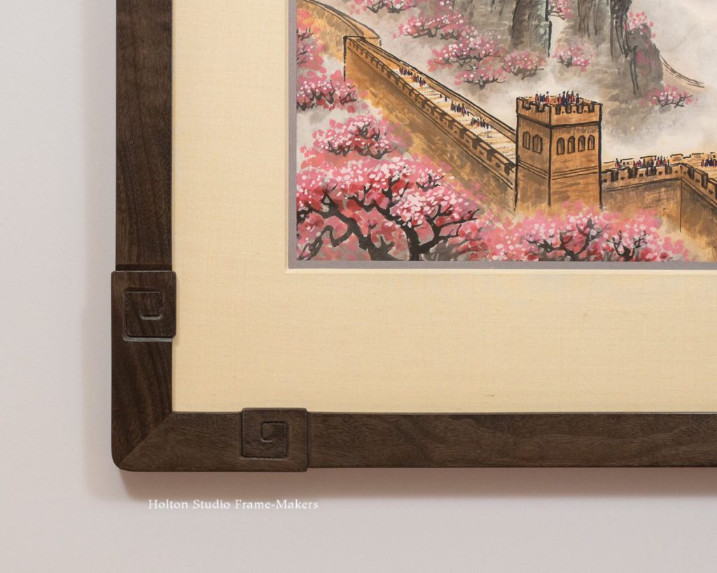Framing the Great Wall of China - Holton Studio Frame-Makers