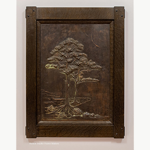 Framing a 1912 Hammered Copper Plaque - Holton Studio Frame-Makers