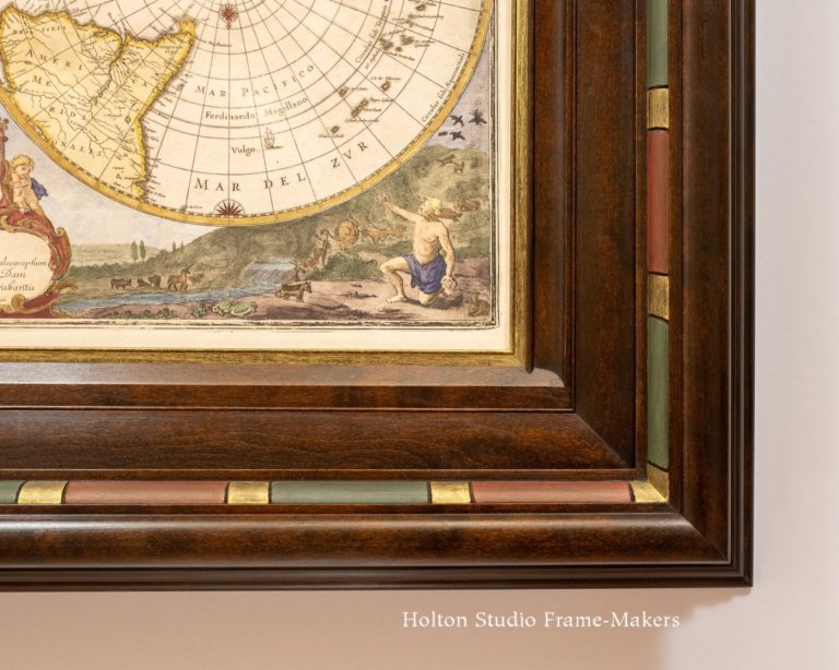 Framing a Seventeenth Century Map by Joan Blaeu - Holton Studio Frame ...