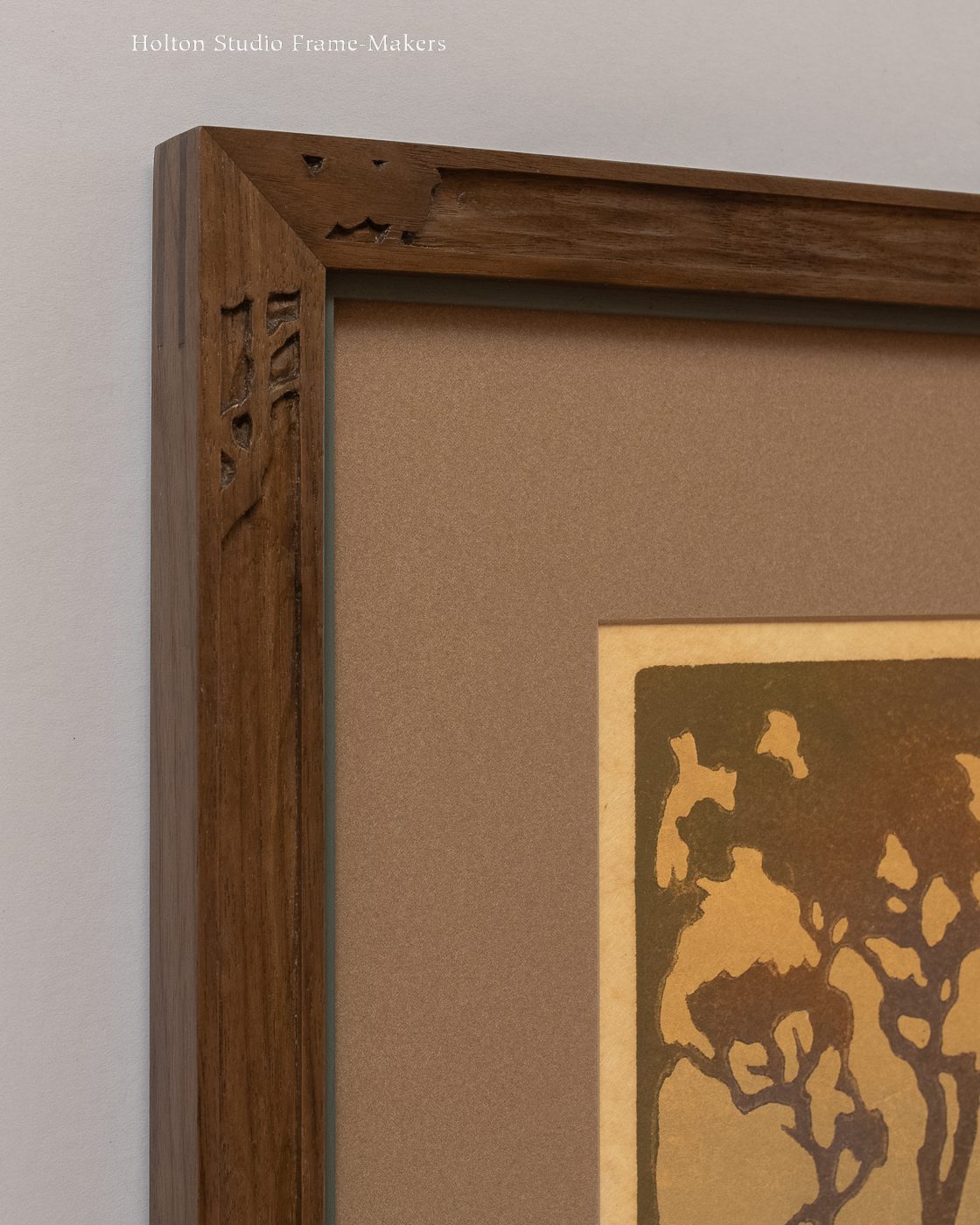 Framing Heinrich Carl's "The Oakes" - Holton Studio Frame-Makers