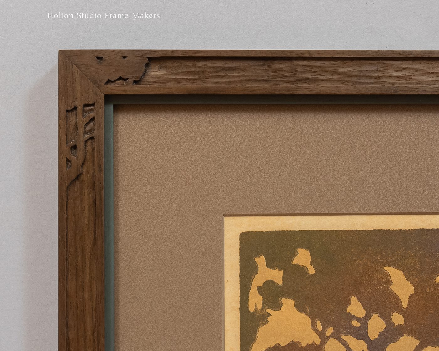 Framing Heinrich Carl's "The Oakes" - Holton Studio Frame-Makers